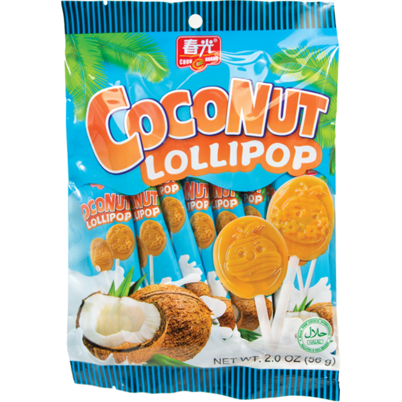 Chun Guang Coconut Lollipop – Auntie K Candy