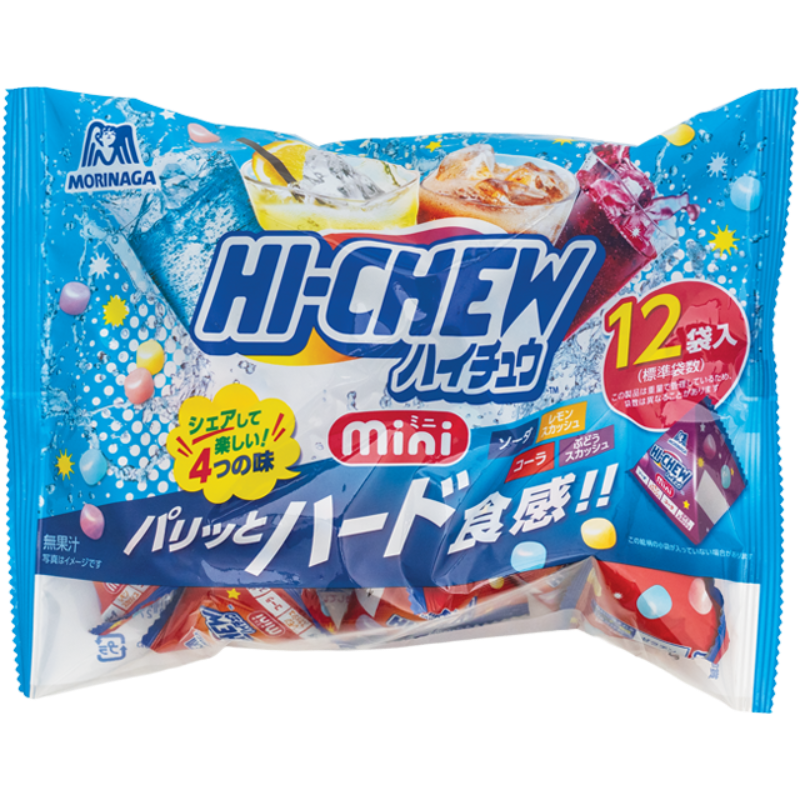 Morinaga Hi Chew Mini Bag with Lemon, Grape, Cola and Ramune Soda ...