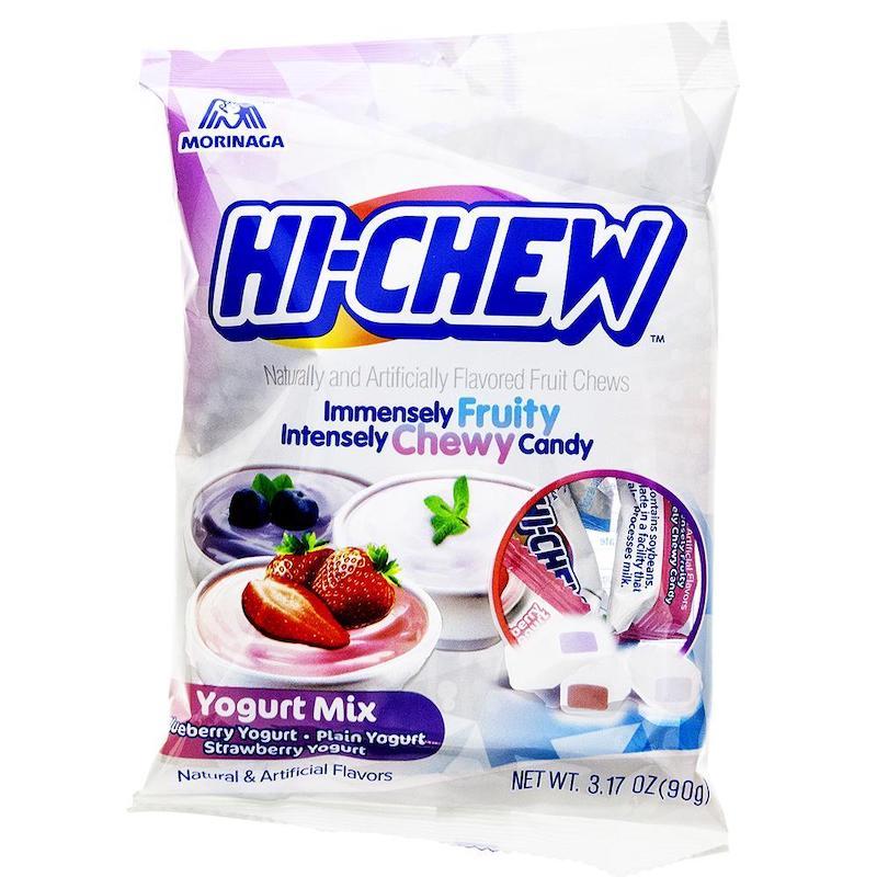 Morinaga Hi Chew Yogurt Mix Chewy Candy with Plain, Strawberry and Blu ...