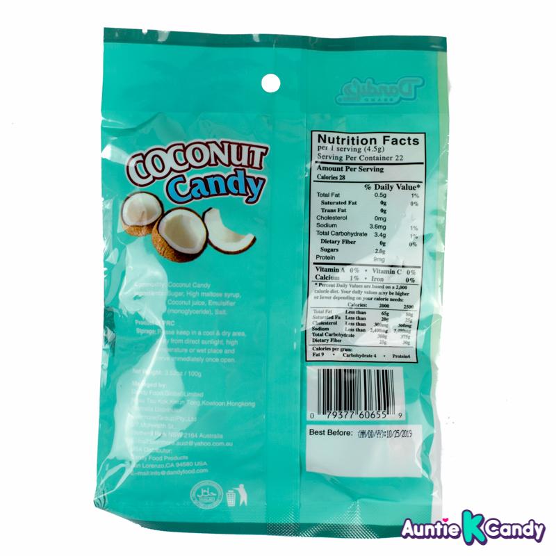 Dandy's Dandy Coconut Regular Hard Candy – Auntie K Candy