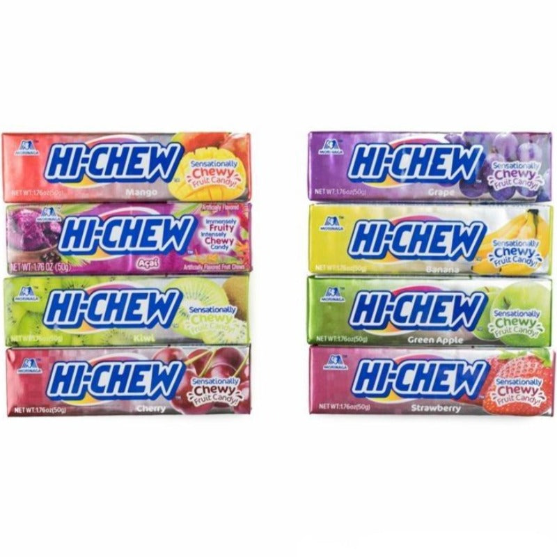 Morinaga Hi-Chew Bar 10 pieces Grape Strawberry Mango Cherry Apple ...