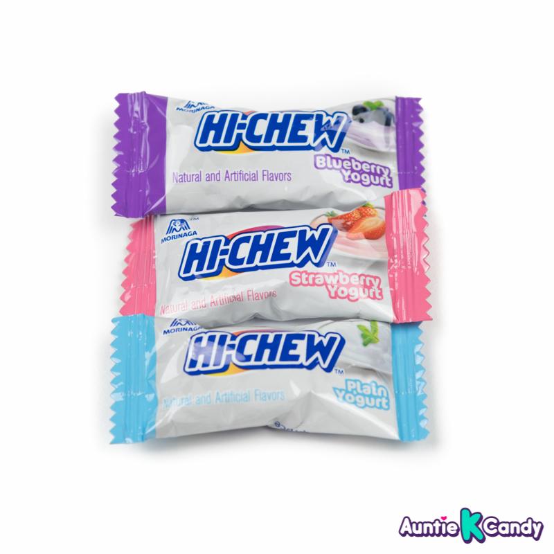 Morinaga Hi Chew Yogurt Mix Chewy Candy with Plain, Strawberry and Blu ...