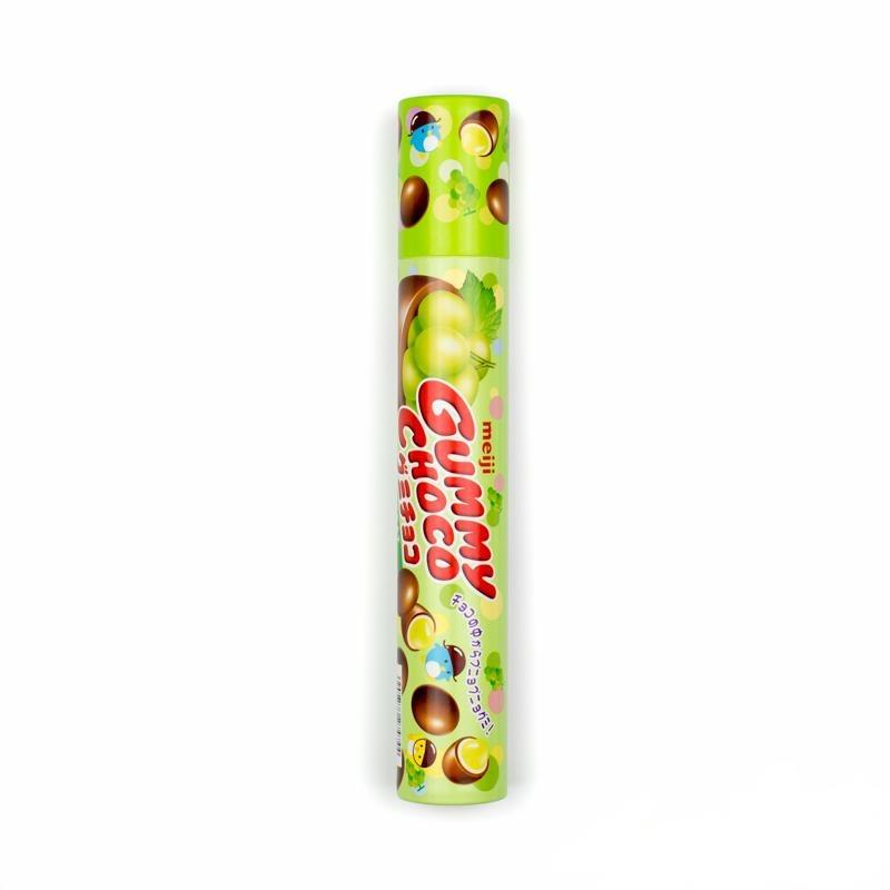 Meiji Japan Choco Gummy Candy Tube in Strawberry, Muscat and Assorted ...