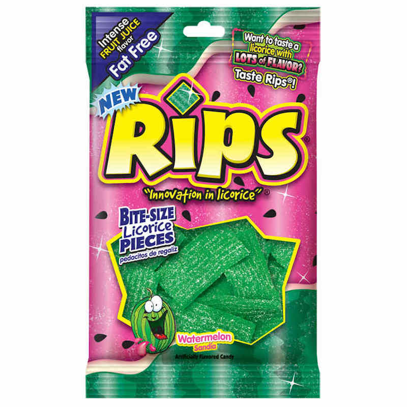 Rips Licorice Bite Size Chewy Candy Various Flavors, 4 oz – Auntie K Candy