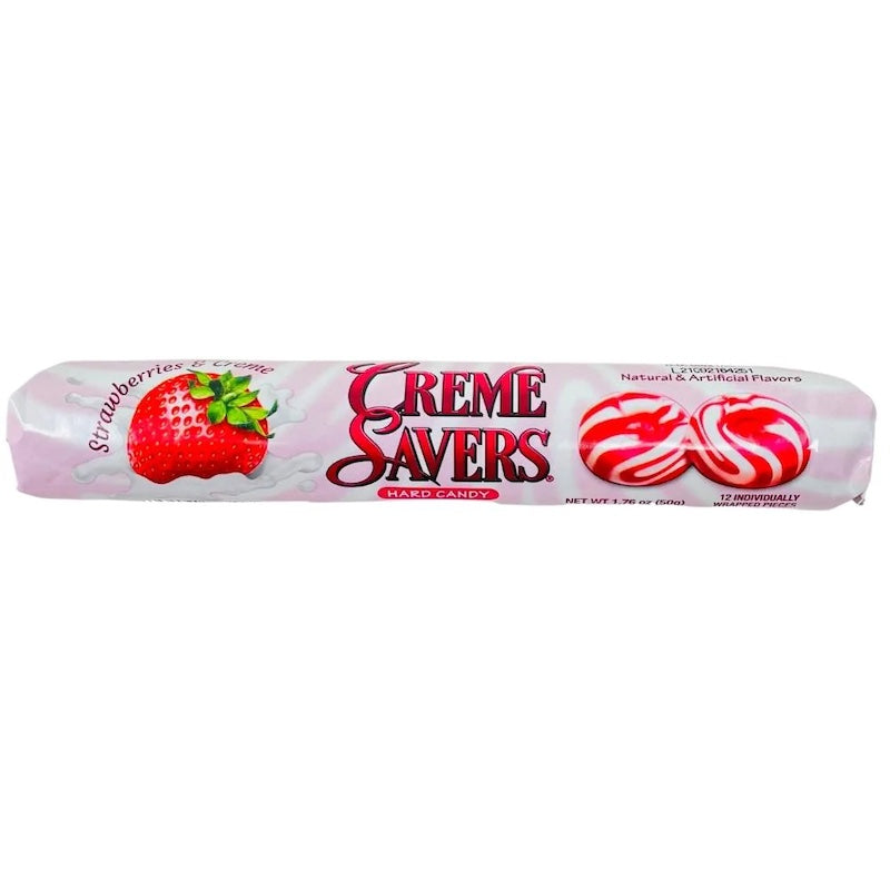 Creme Savers Strawberry Hard Candy, 12 Pieces – Auntie K Candy