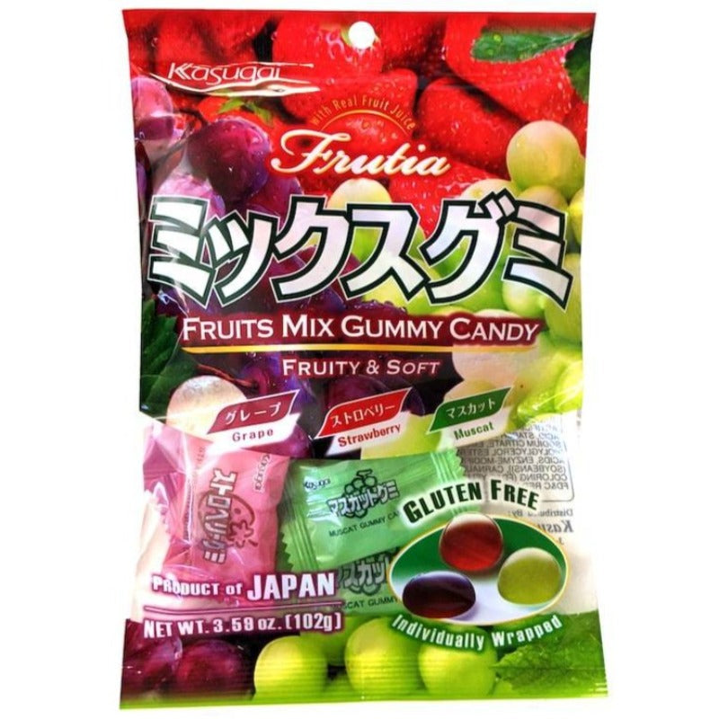 Kasugai Japan Fruit Gummy Candy, 11 Flavors Available! – Auntie K Candy
