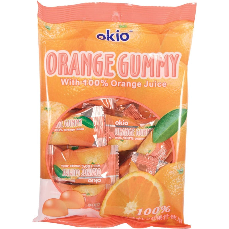 Okio Gummy Candy Strawberry Peach Pineapple Grape Mango Flavors 3.52 o ...