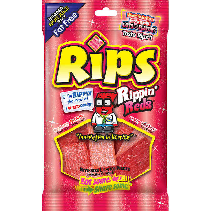 Rips Licorice Bite Size Chewy Candy Various Flavors, 4 oz – Auntie K Candy