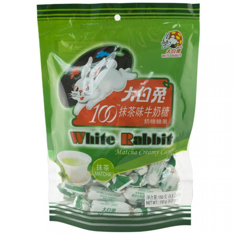 White Rabbit Matcha Green Tea Milk Chewy Candy, 5.3 oz – Auntie K Candy